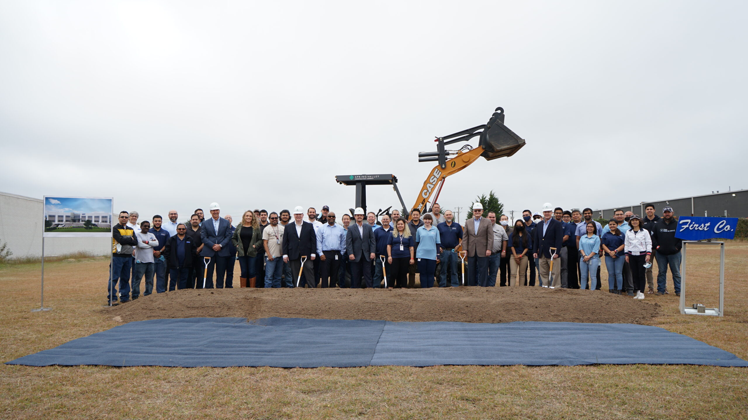First Co. Breaks Ground on New Engineering Building